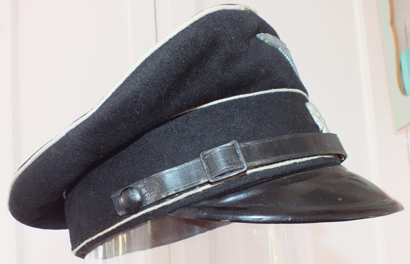 Hannahs Reich | SS-VT-ALG-TK, BLACK NCO VISOR CAP