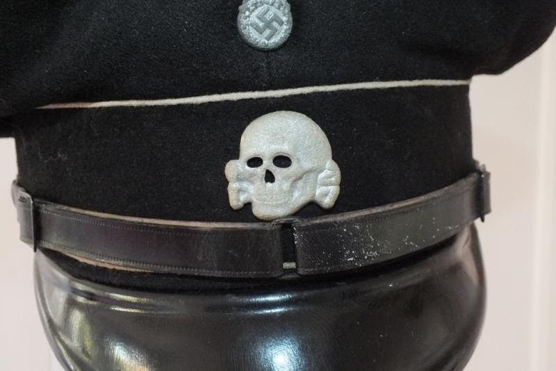 Hannahs Reich | SS-VT-ALG-TK, BLACK NCO VISOR CAP